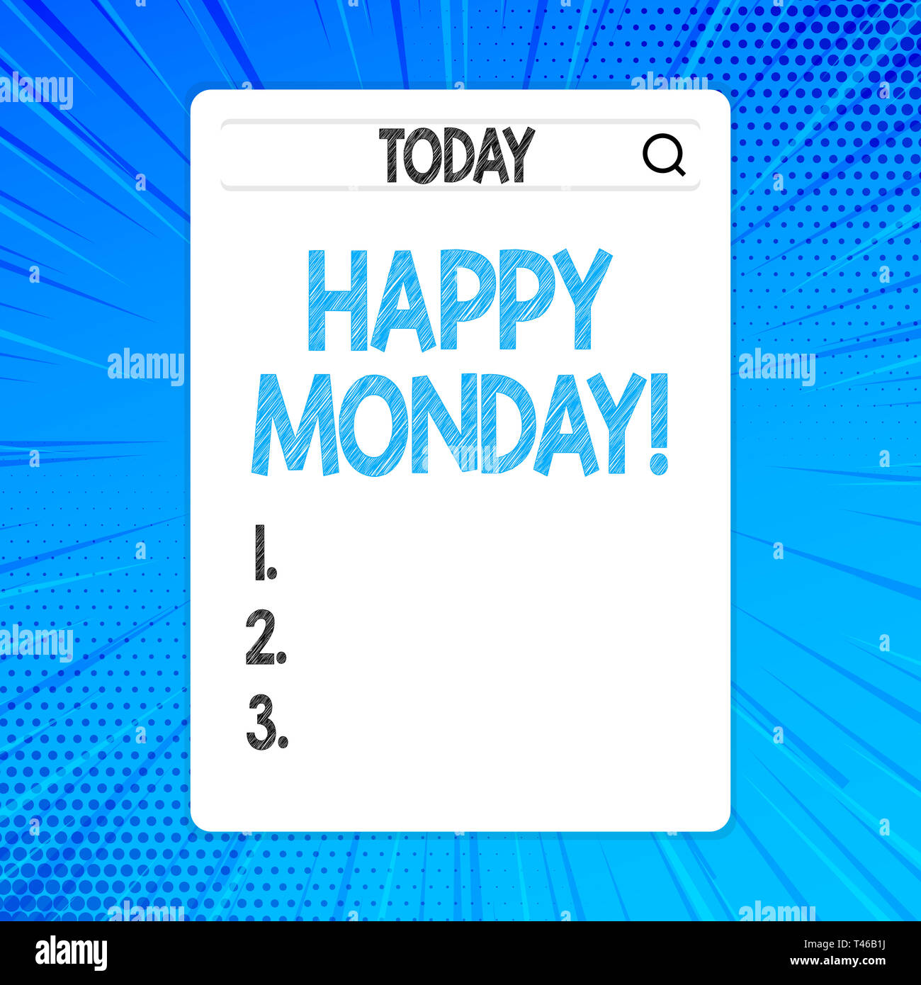 Writing note showing Happy Monday. Business concept for telling that ...