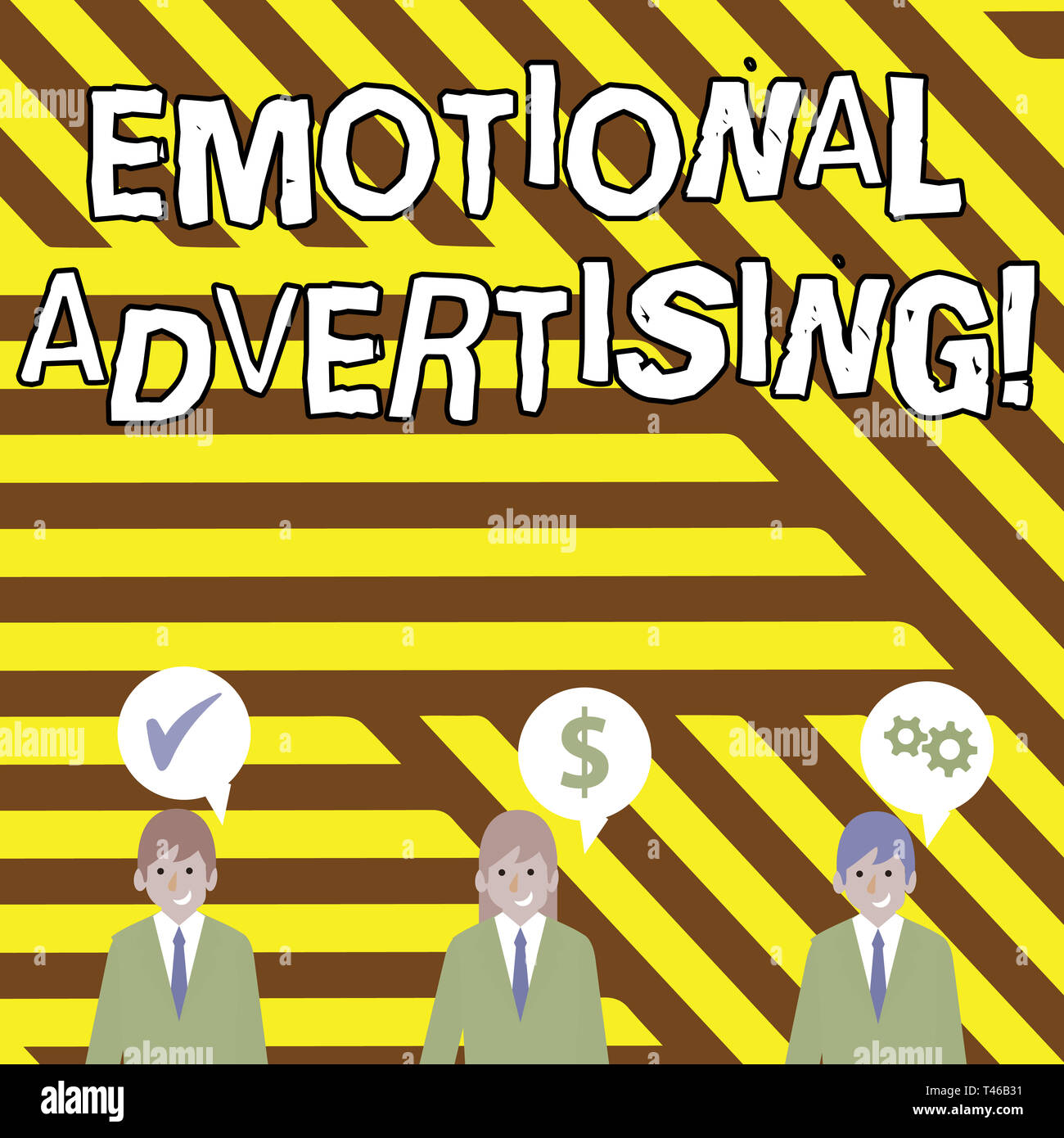 Conceptual hand writing showing Emotional Advertising. Concept meaning ...