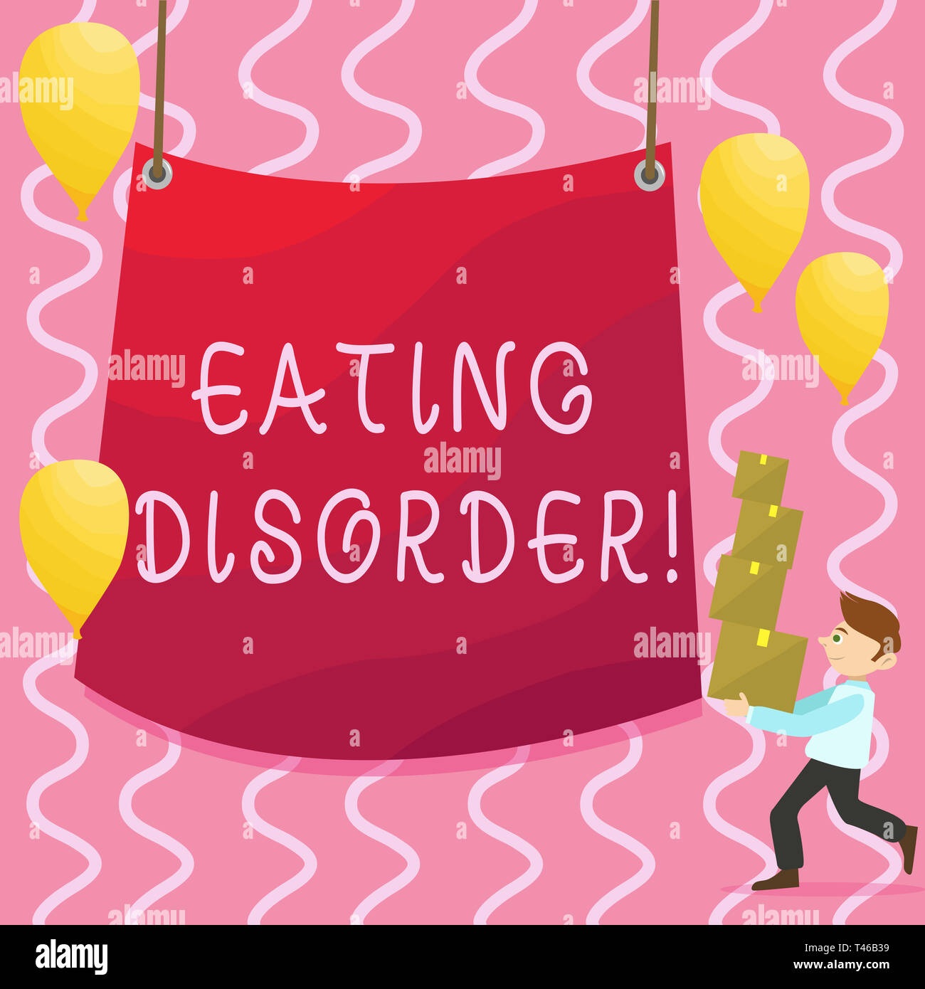Text sign showing Eating Disorder. Business photo showcasing ...