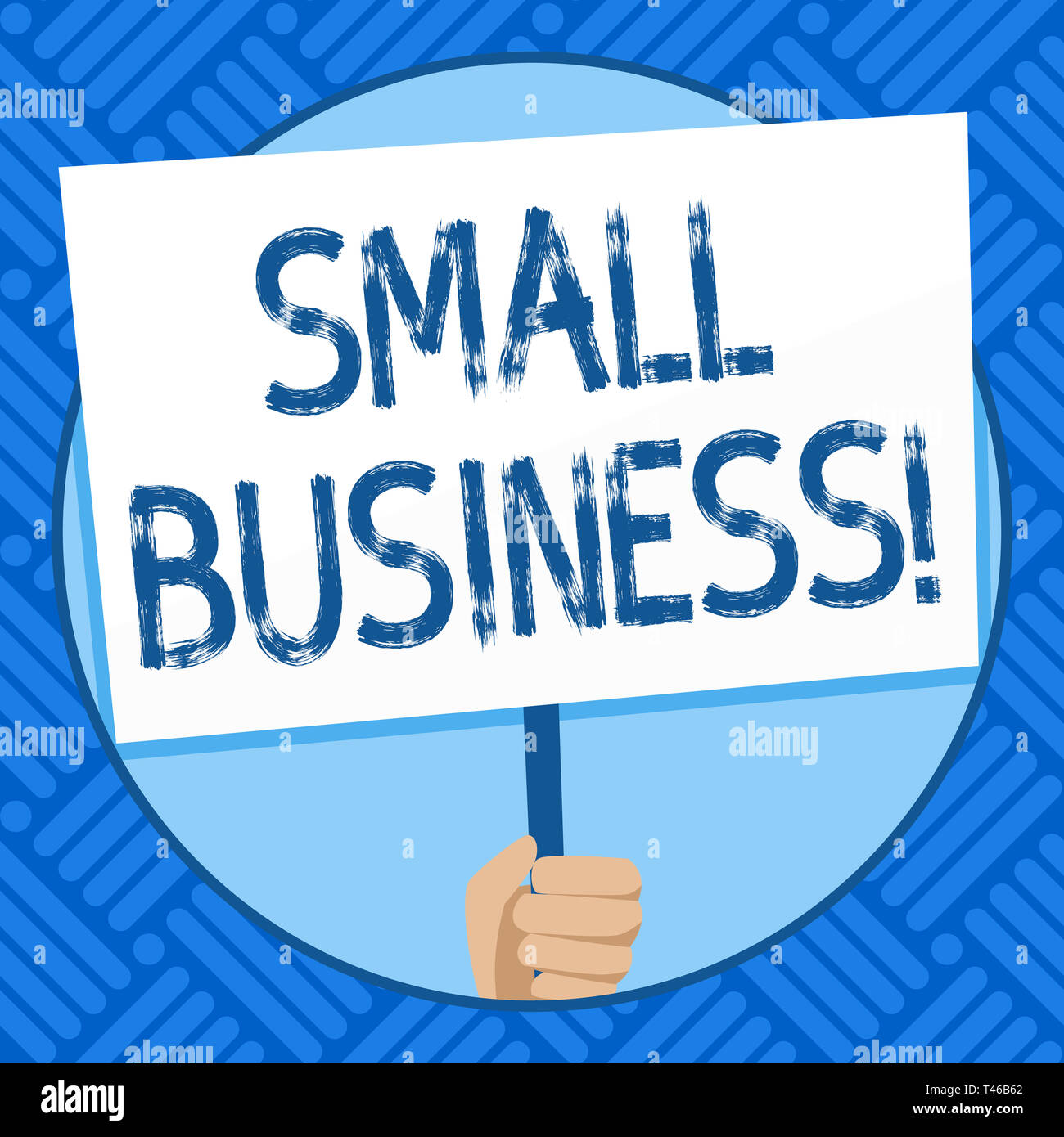 Text sign showing Small Business. Business photo text independently ...