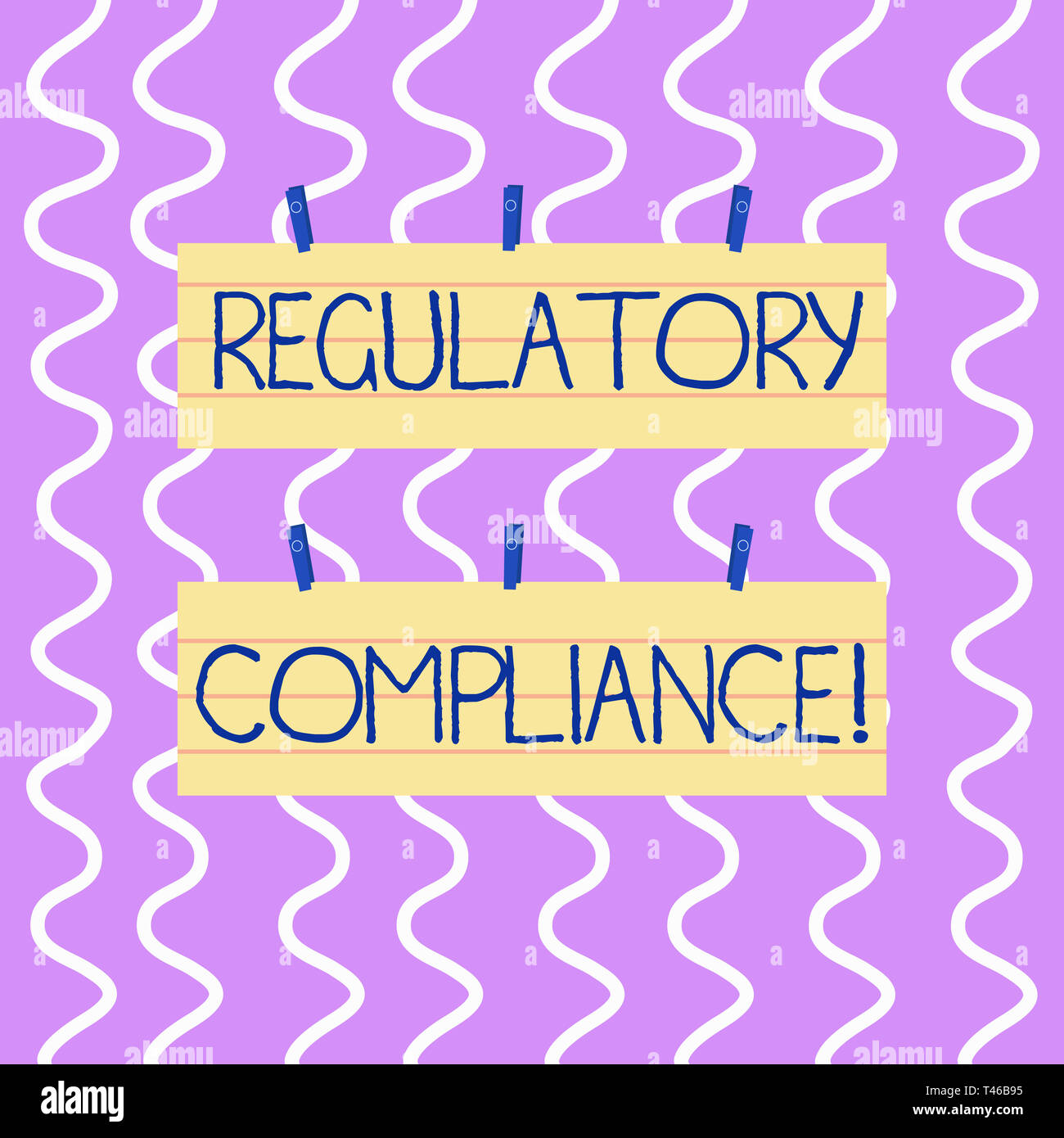 Conceptual hand writing showing Regulatory Compliance. Concept meaning ...