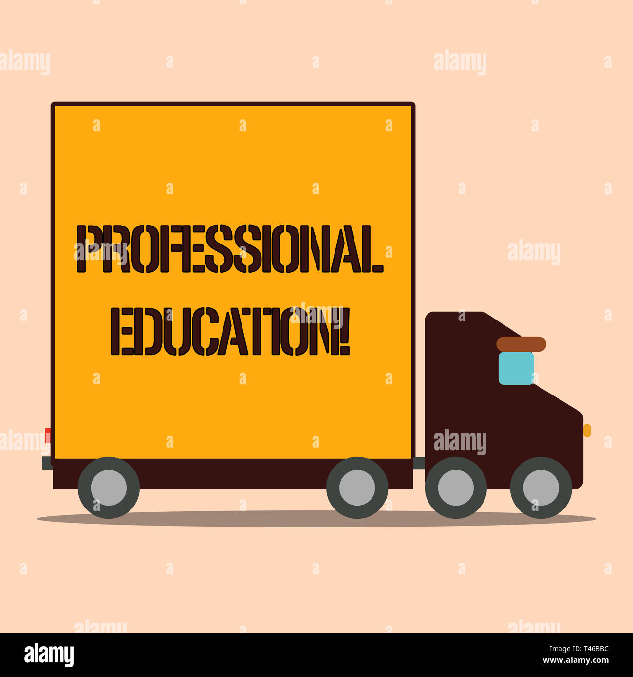 Text sign showing Professional Education. Business photo text Earn ...