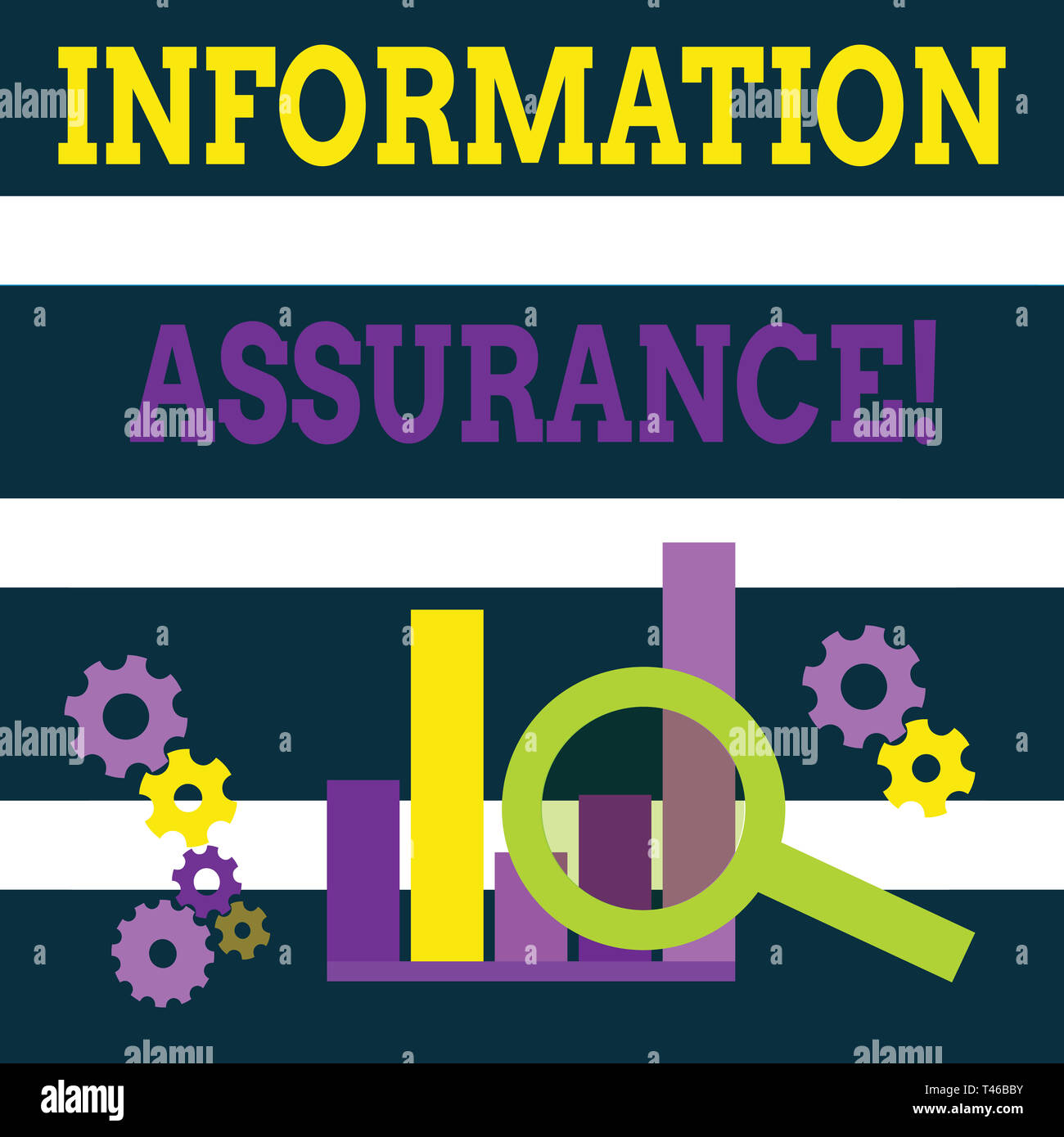 Writing note showing Information Assurance. Business concept for the ...