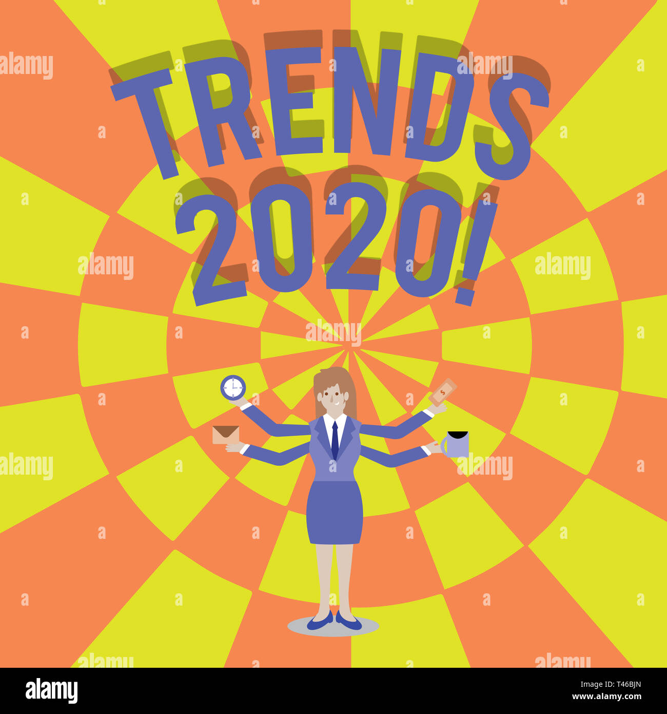 Handwriting text writing Trends 2020. Conceptual photo general ...