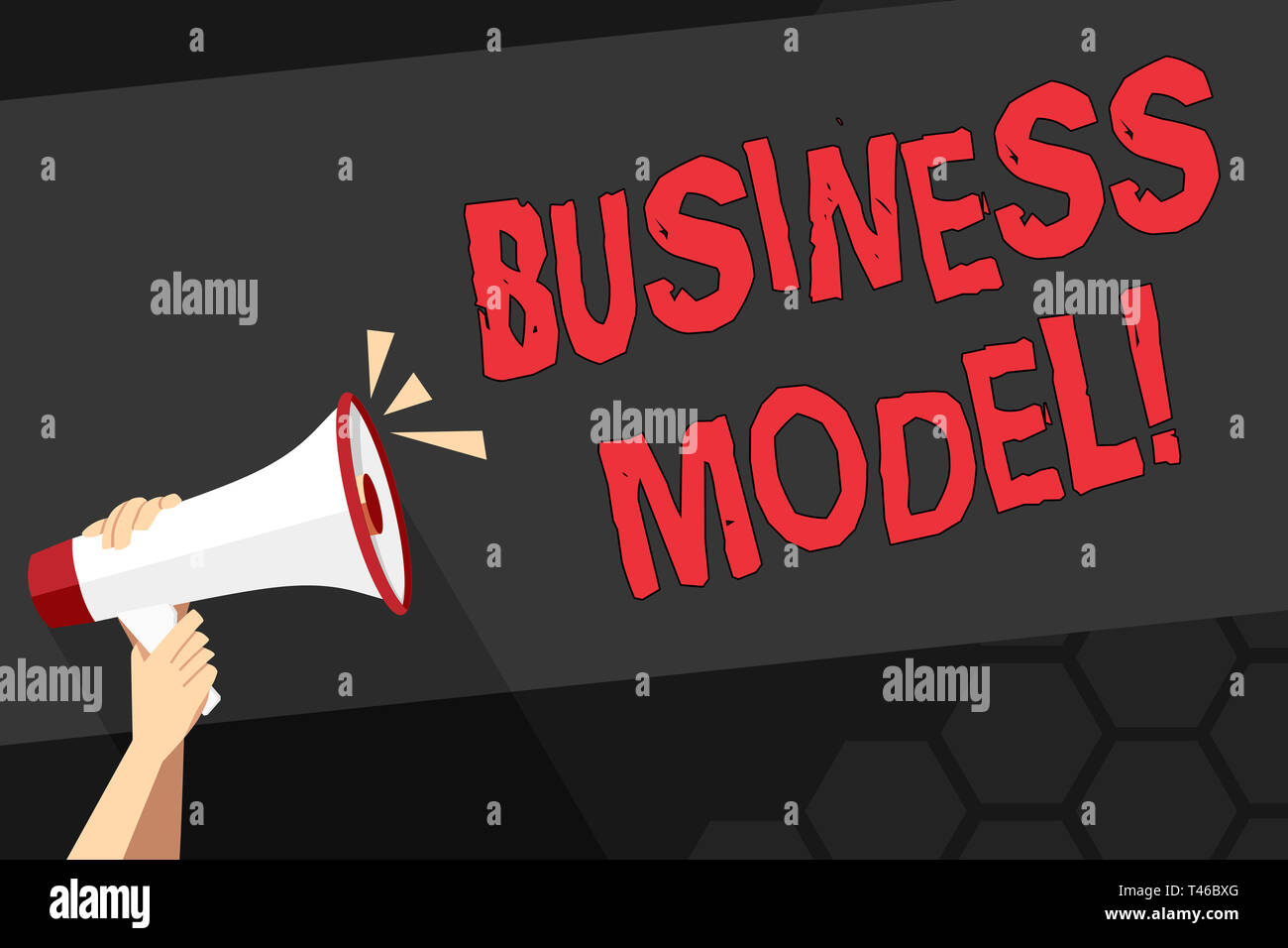 Text sign showing Business Model. Business photo showcasing plan for ...