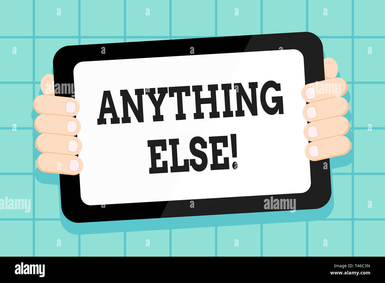 Conceptual hand writing showing Anything Else. Concept meaning Any ... Conceptual hand writing showing Anything Else. Concept meaning Any ...