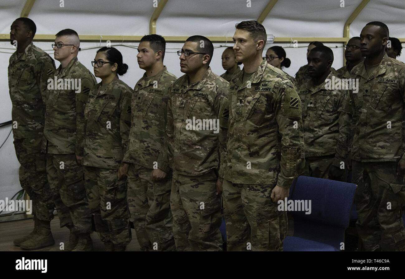 Soldiers from the 90th Postal Platoon, prepare for their end of tour ...