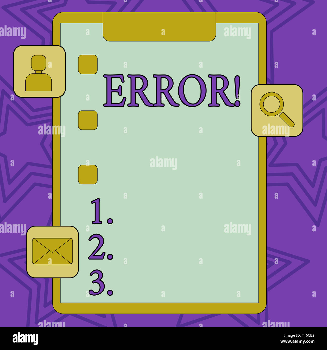 Error 3 text hi-res stock photography and images - Alamy