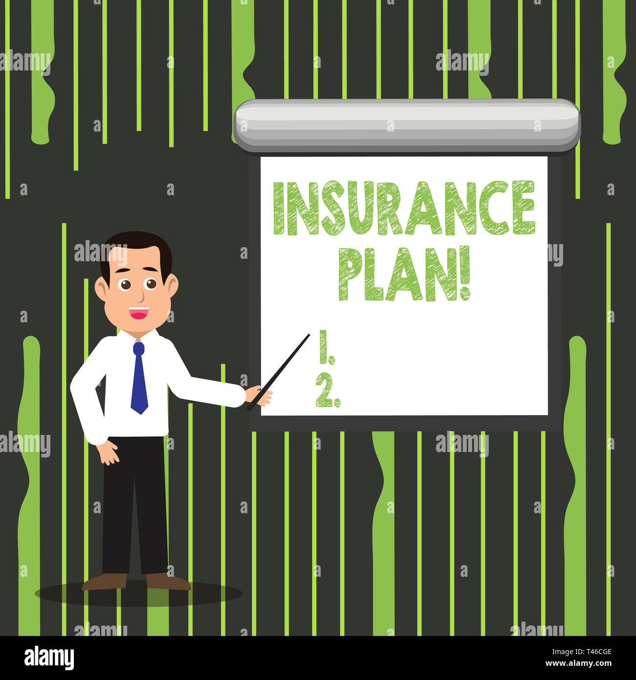 Handwriting text writing Insurance Plan. Conceptual photo provide ...