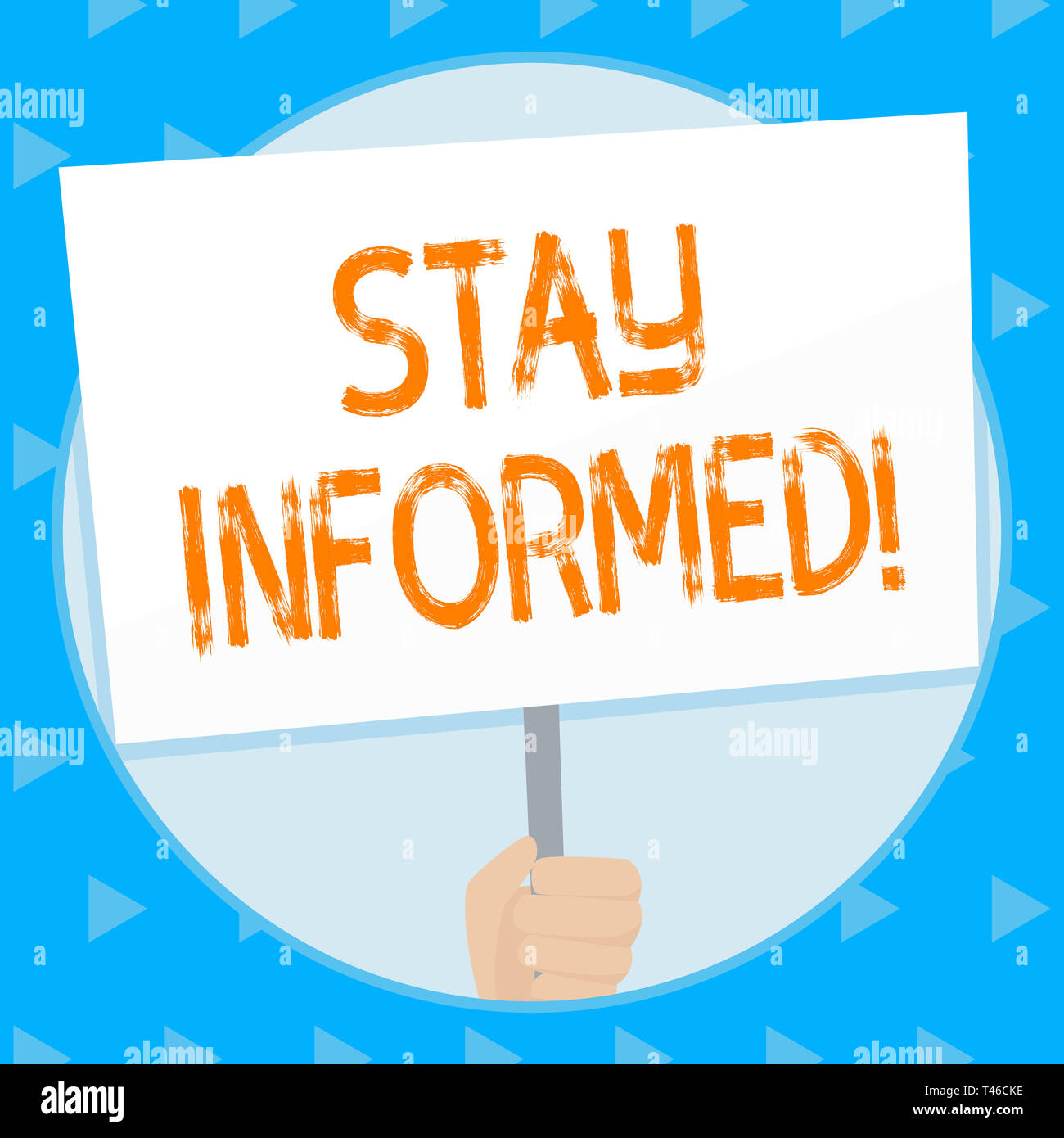 Word writing text Stay Informed. Business photo showcasing Knowing what ...