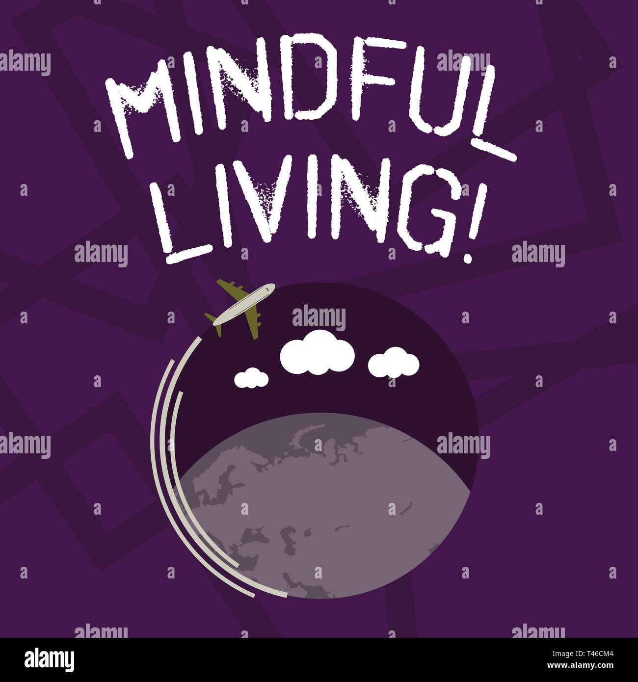 Text sign showing Mindful Living. Business photo showcasing moments ...