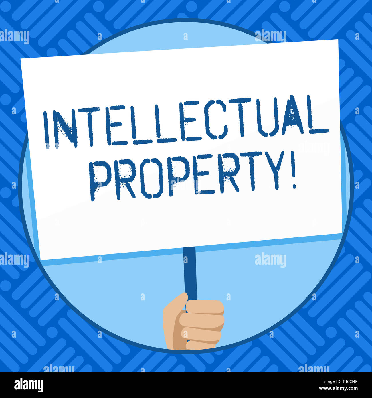 Text sign showing Intellectual Property. Business photo text Ownership ...