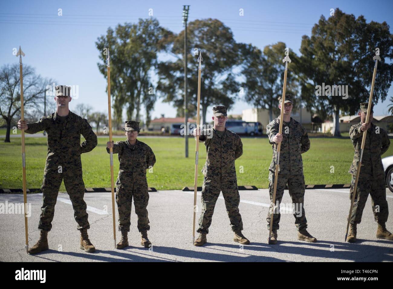 U s marines parade ground drill hi-res stock photography and images - Alamy