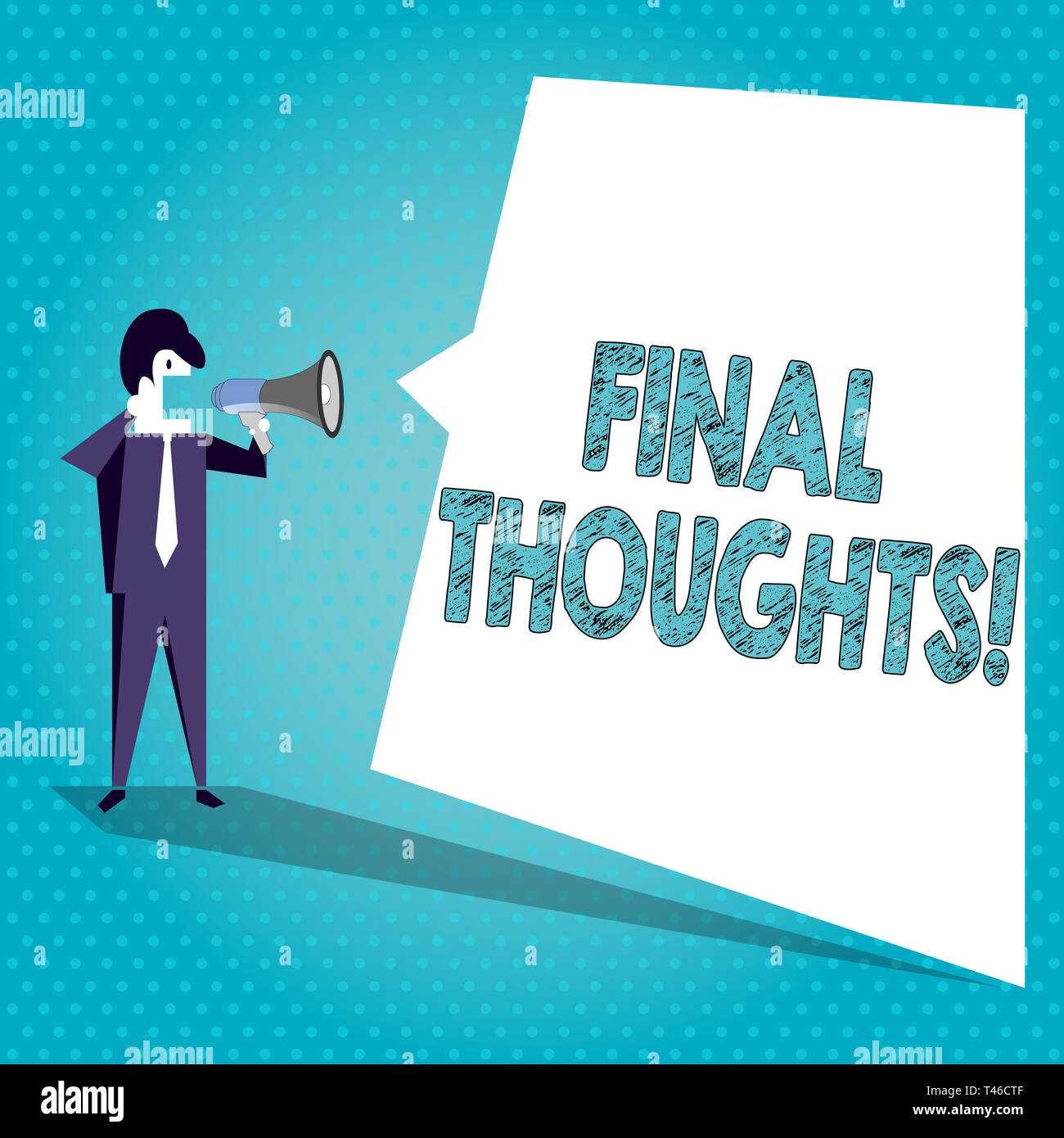 Text sign showing Final Thoughts. Business photo text should be last ...