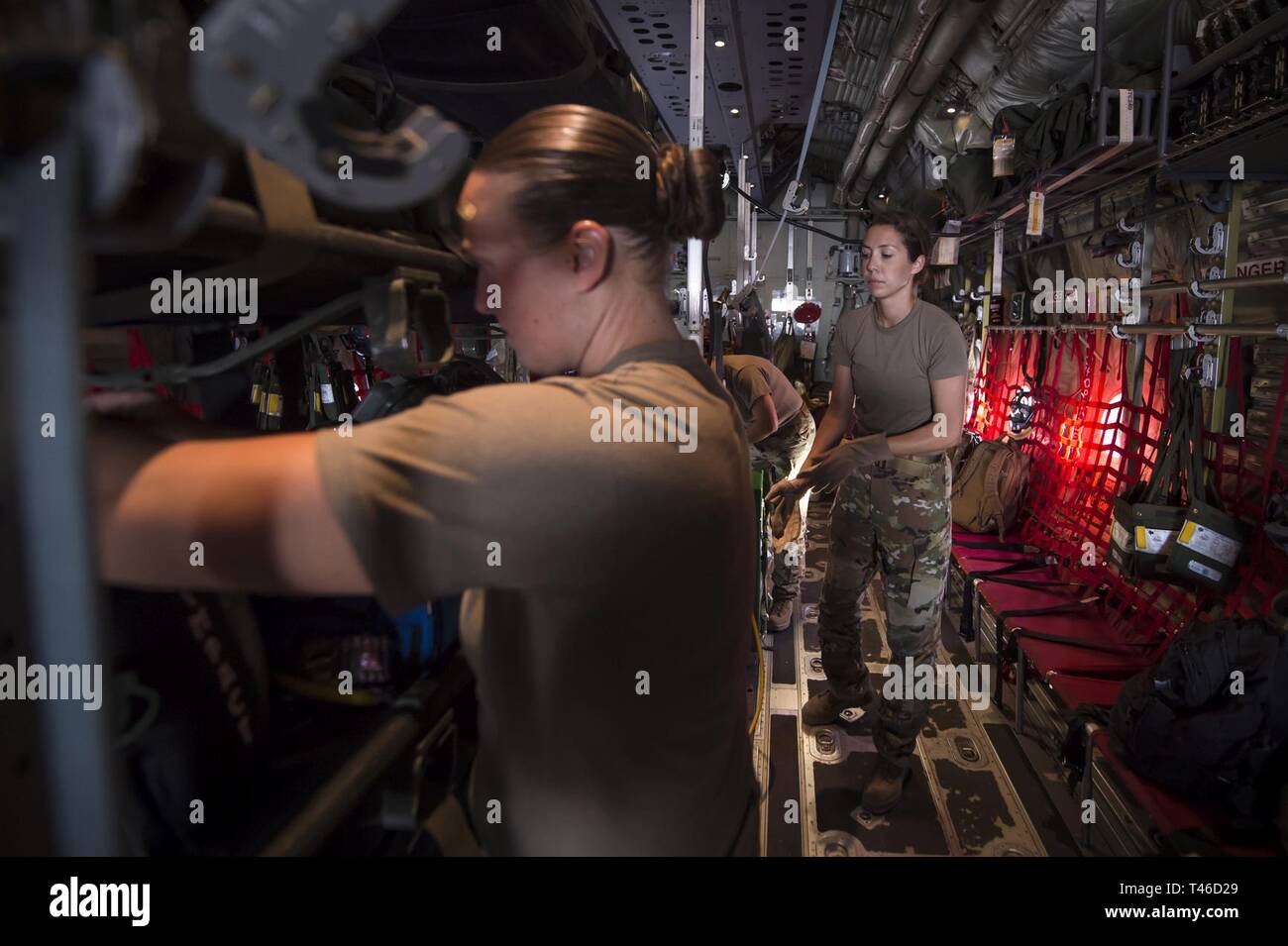 From left, Staff Sgt. Lyndsey Glotfelty, 379th Expeditionary ...