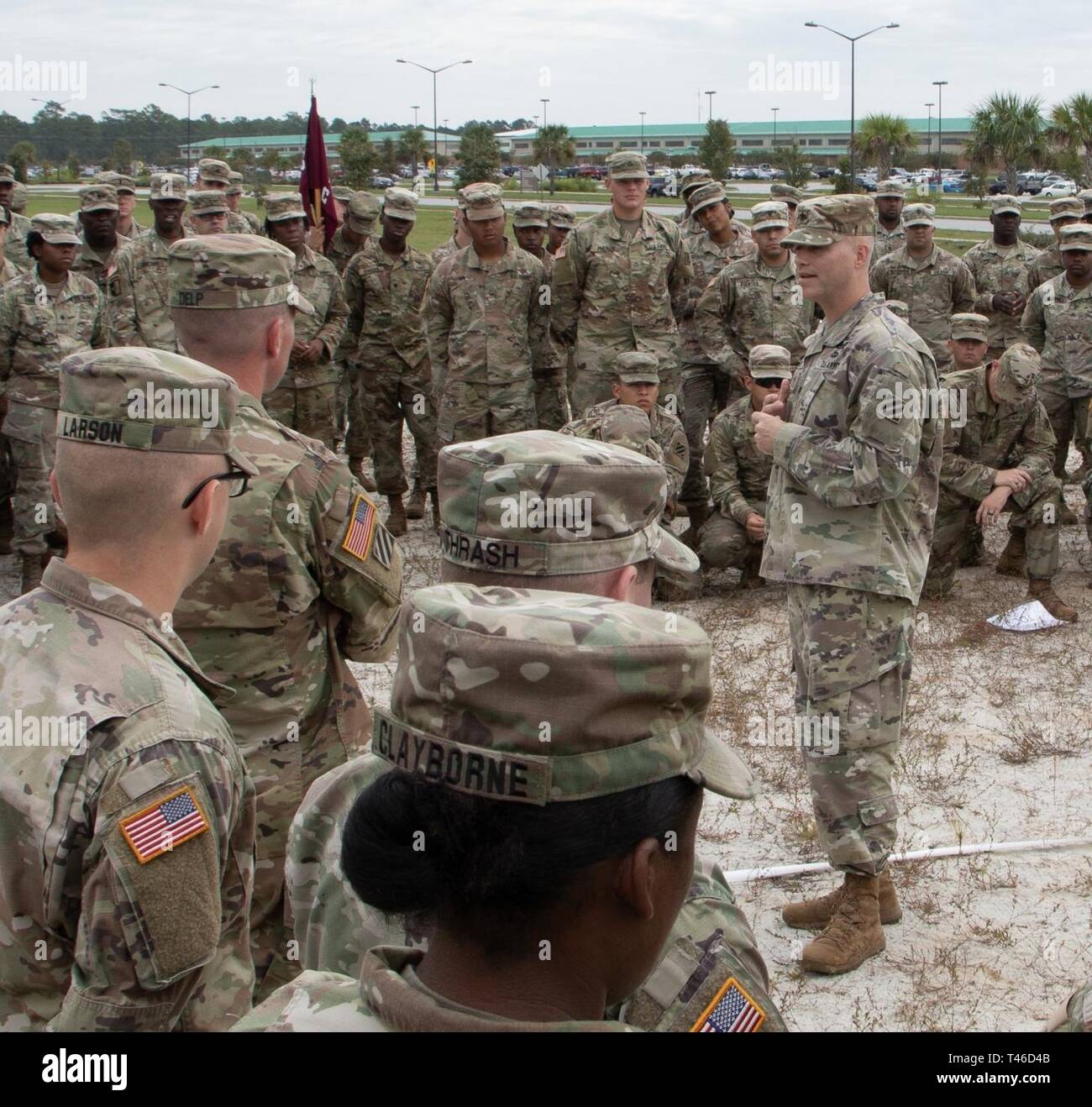 Lt. Col. Matthew Reynolds, battalion commander for 703rd Brigade ...