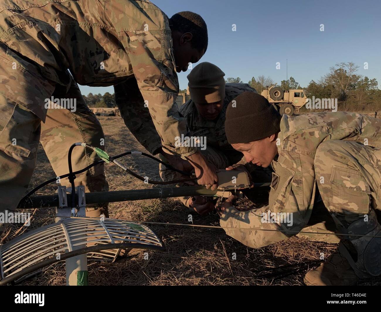 Soldiers with 703rd Brigade Support Battalion, 2nd Armored Brigade ...