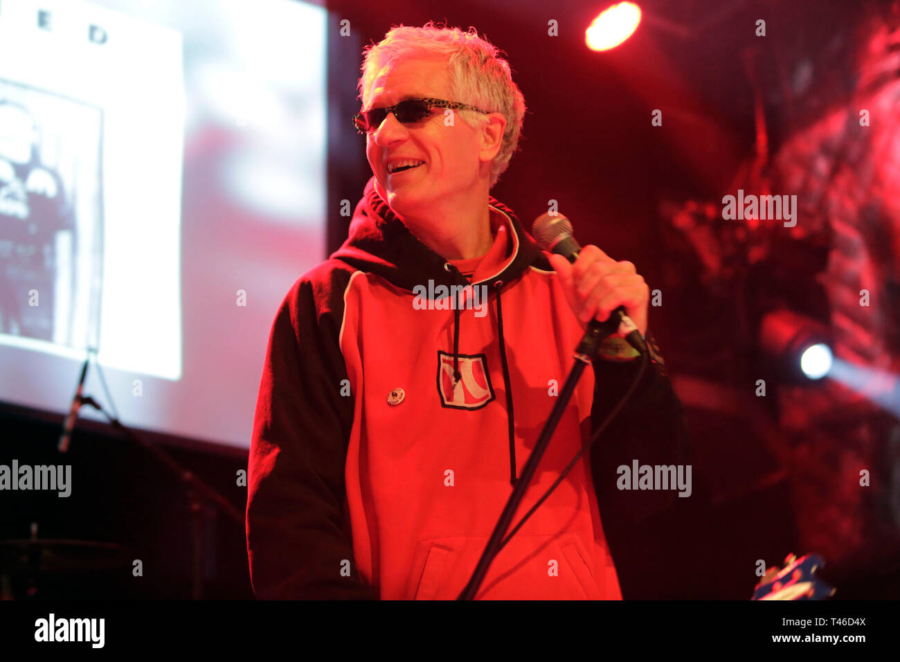 Special guest Captain Sensible of The Damned performs on stage with ...