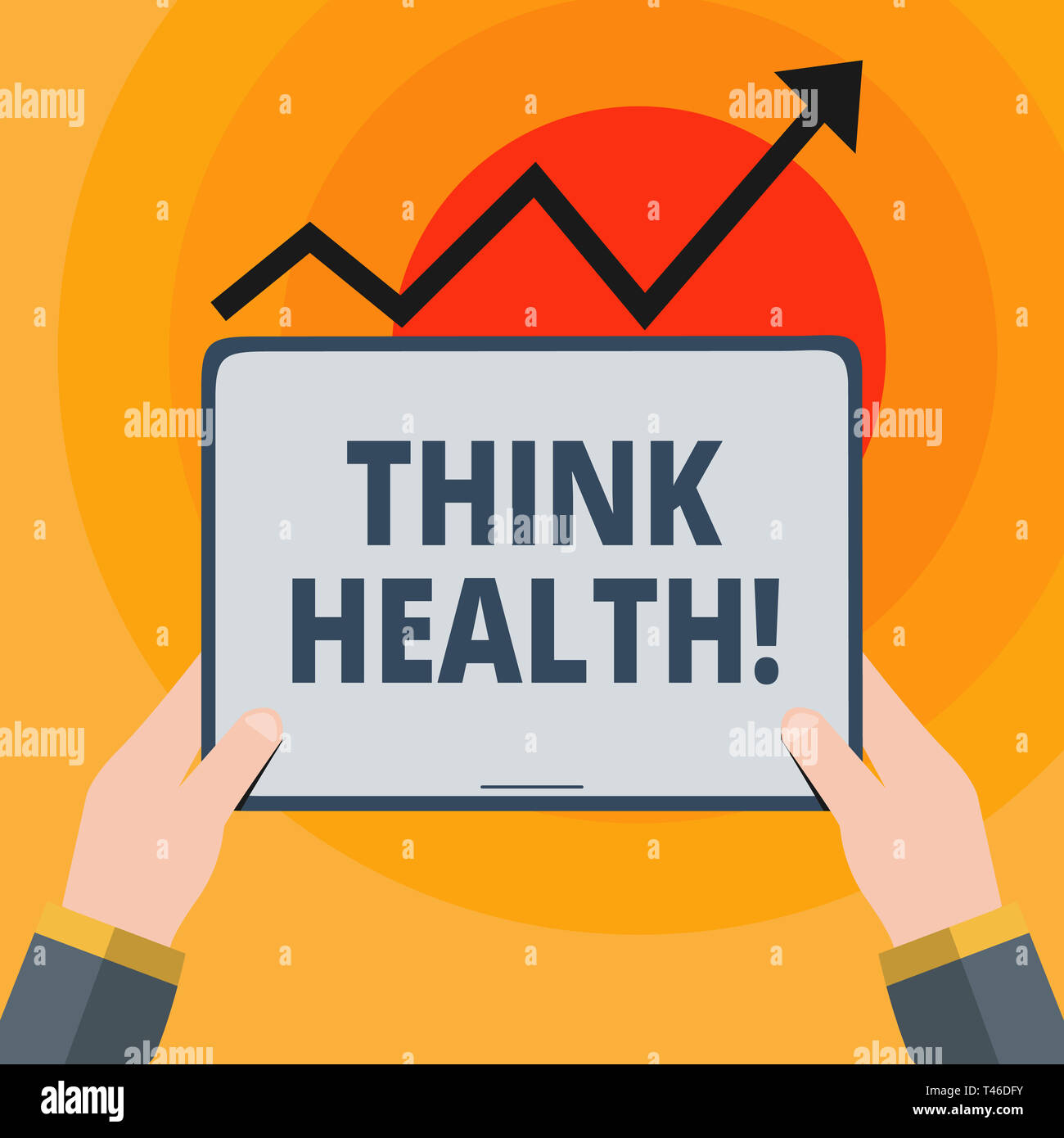 Word writing text Think Health. Business photo showcasing state of ...