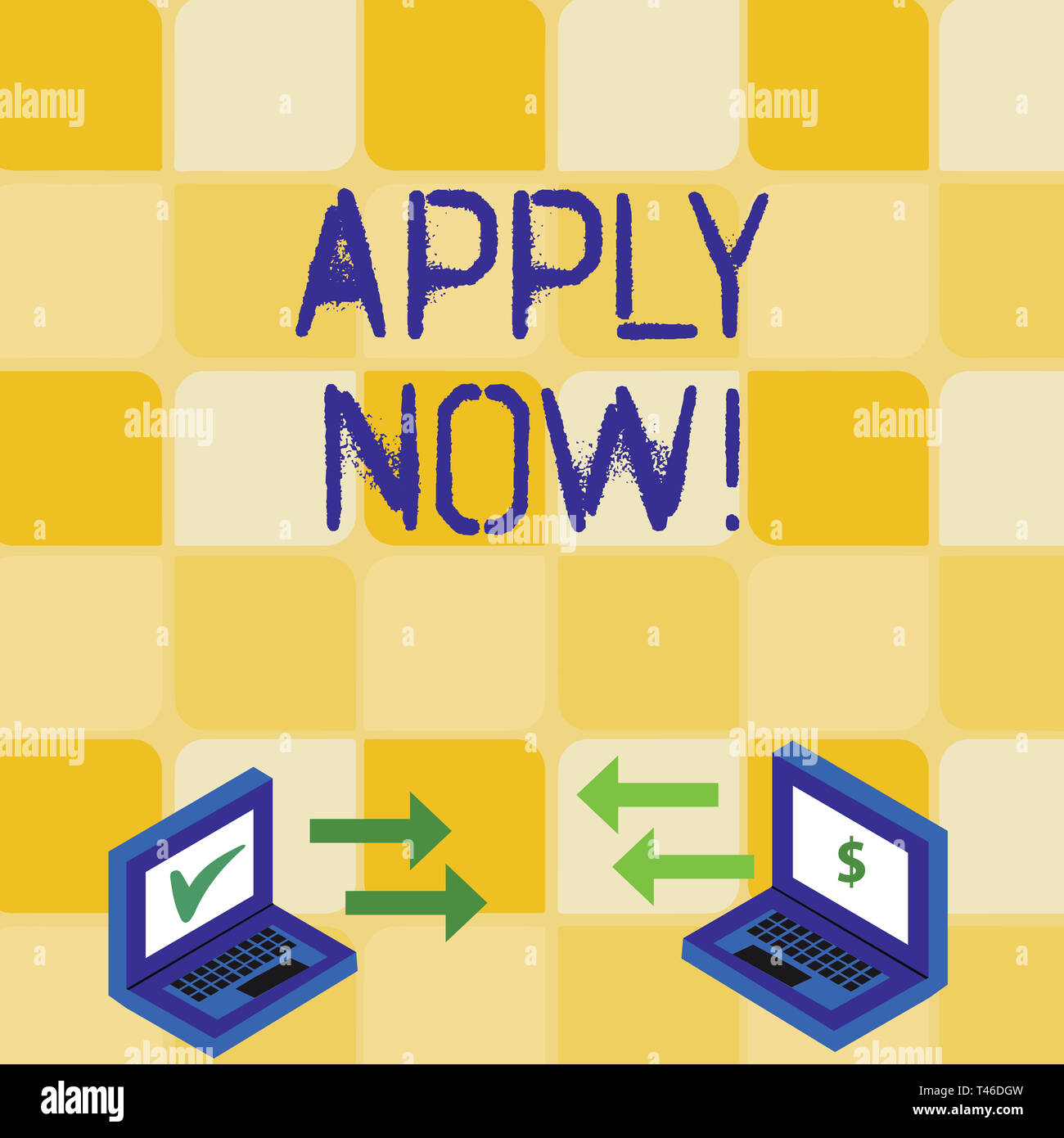 Handwriting text writing Apply Now. Conceptual photo request something ...