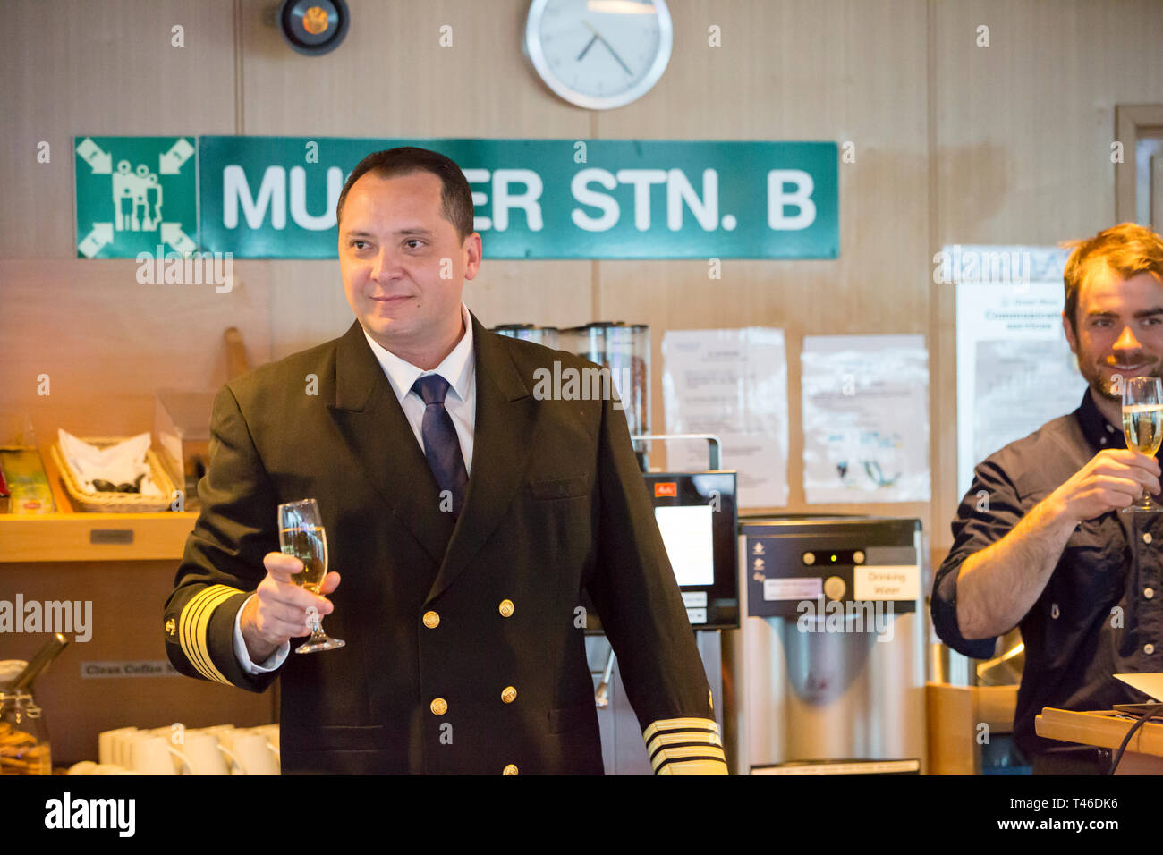 The captain of an Antarctic cruise ship Stock Photo - Alamy