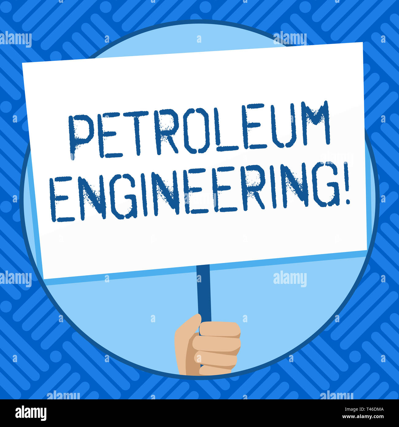 Text sign showing Petroleum Engineering. Business photo text Activities ...