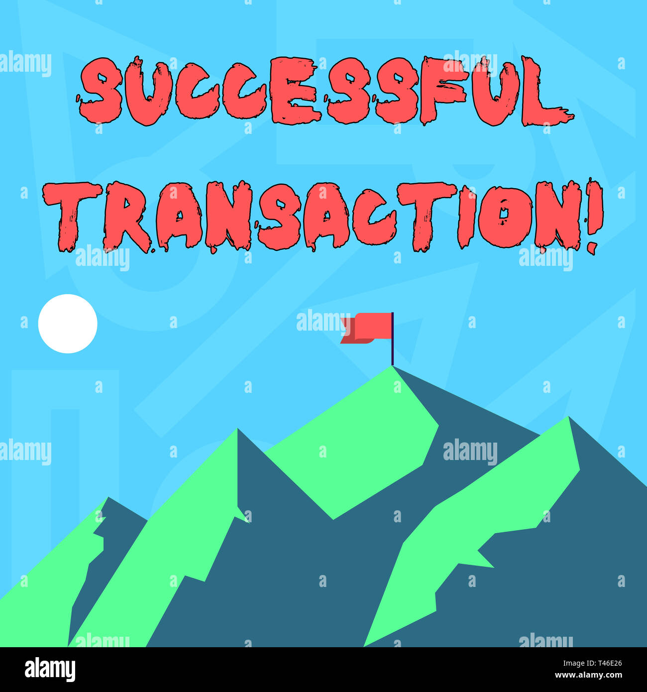 Handwriting Text Writing Successful Transaction Conceptual Photo