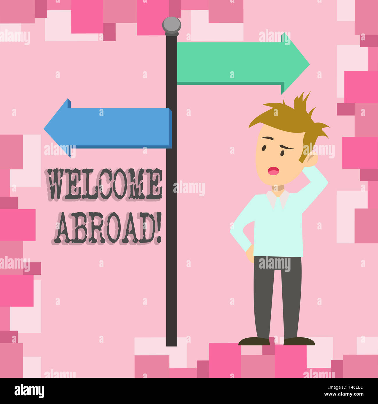 Welcome aboard road sign hi-res stock photography and images - Alamy