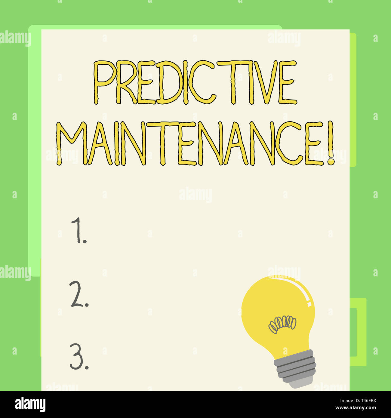 Handwriting text writing Predictive Maintenance. Conceptual photo ... Handwriting text writing Predictive Maintenance. Conceptual photo ...