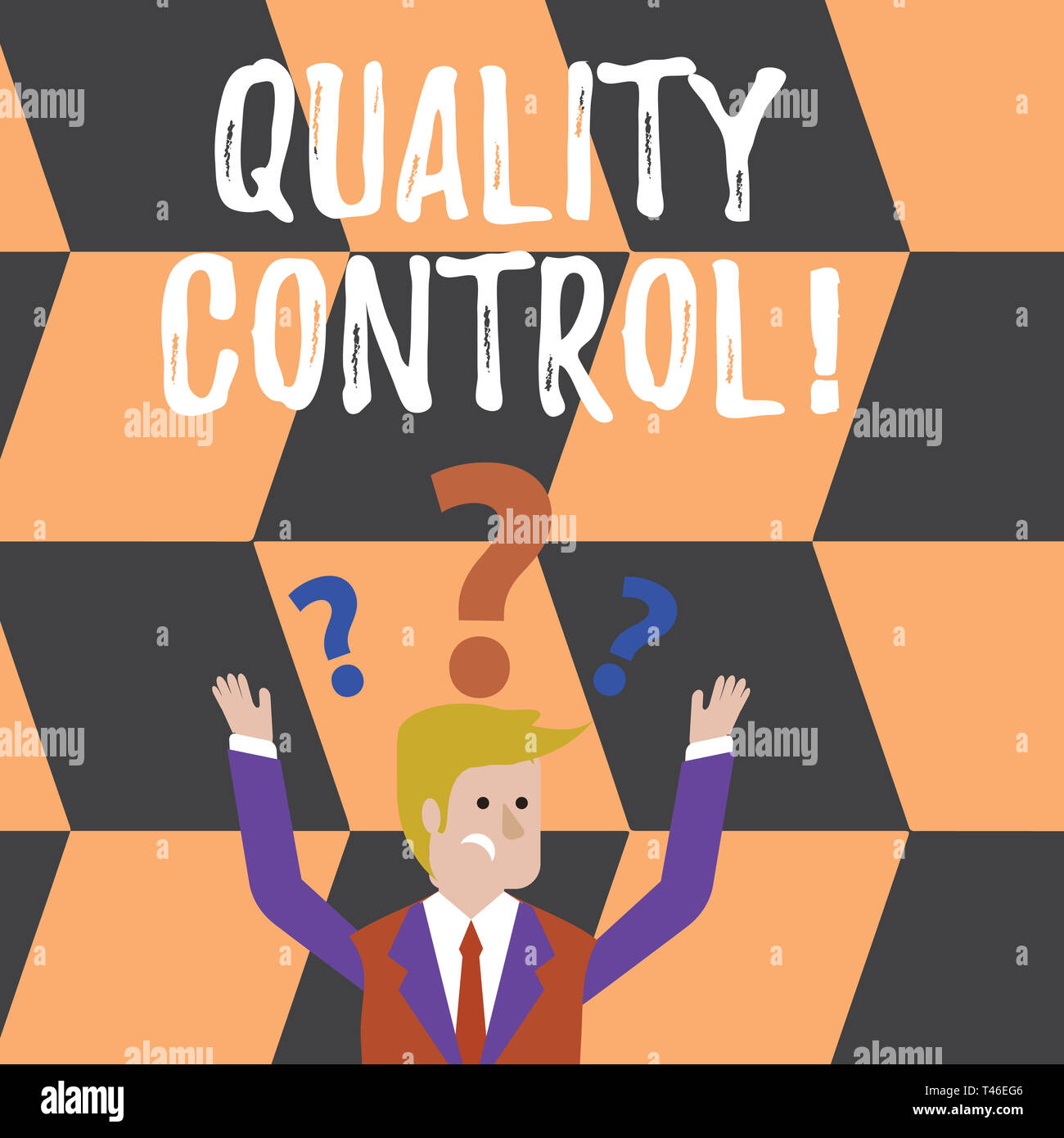 Word writing text Quality Control. Business photo showcasing system of ...