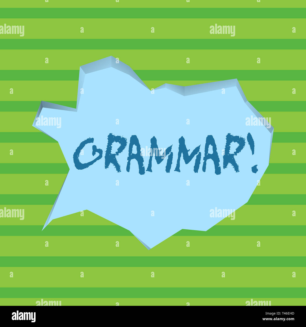 Conceptual hand writing showing Grammar. Concept meaning whole system ...