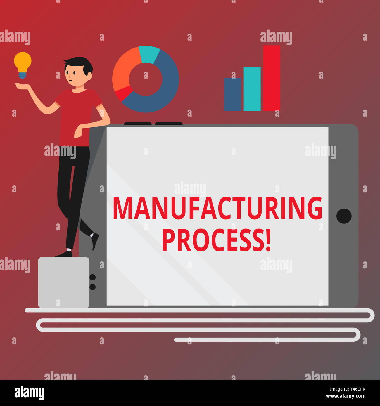Conceptual hand writing showing Manufacturing Process. Concept meaning ...