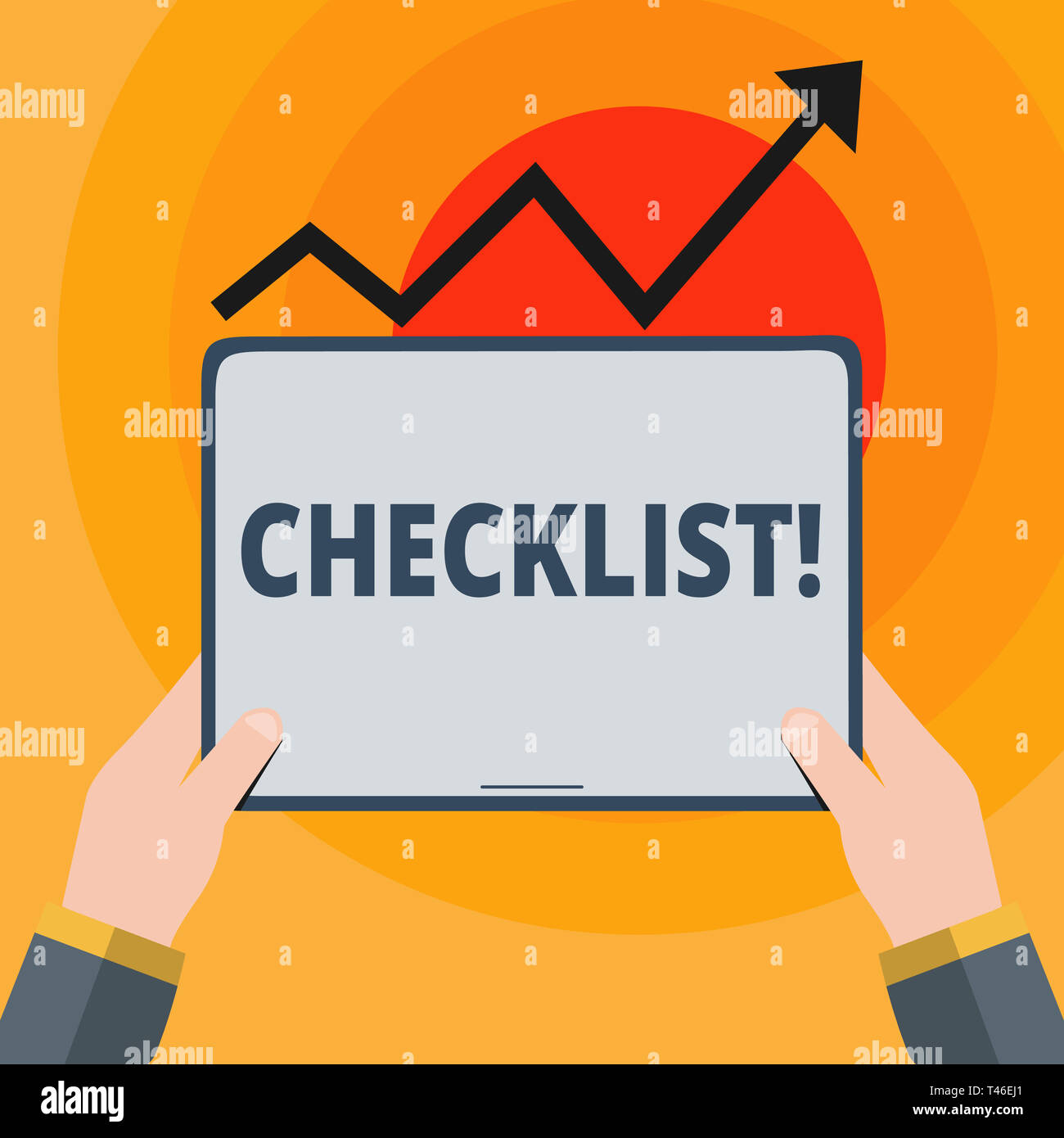 Word writing text Checklist. Business photo showcasing list items ...