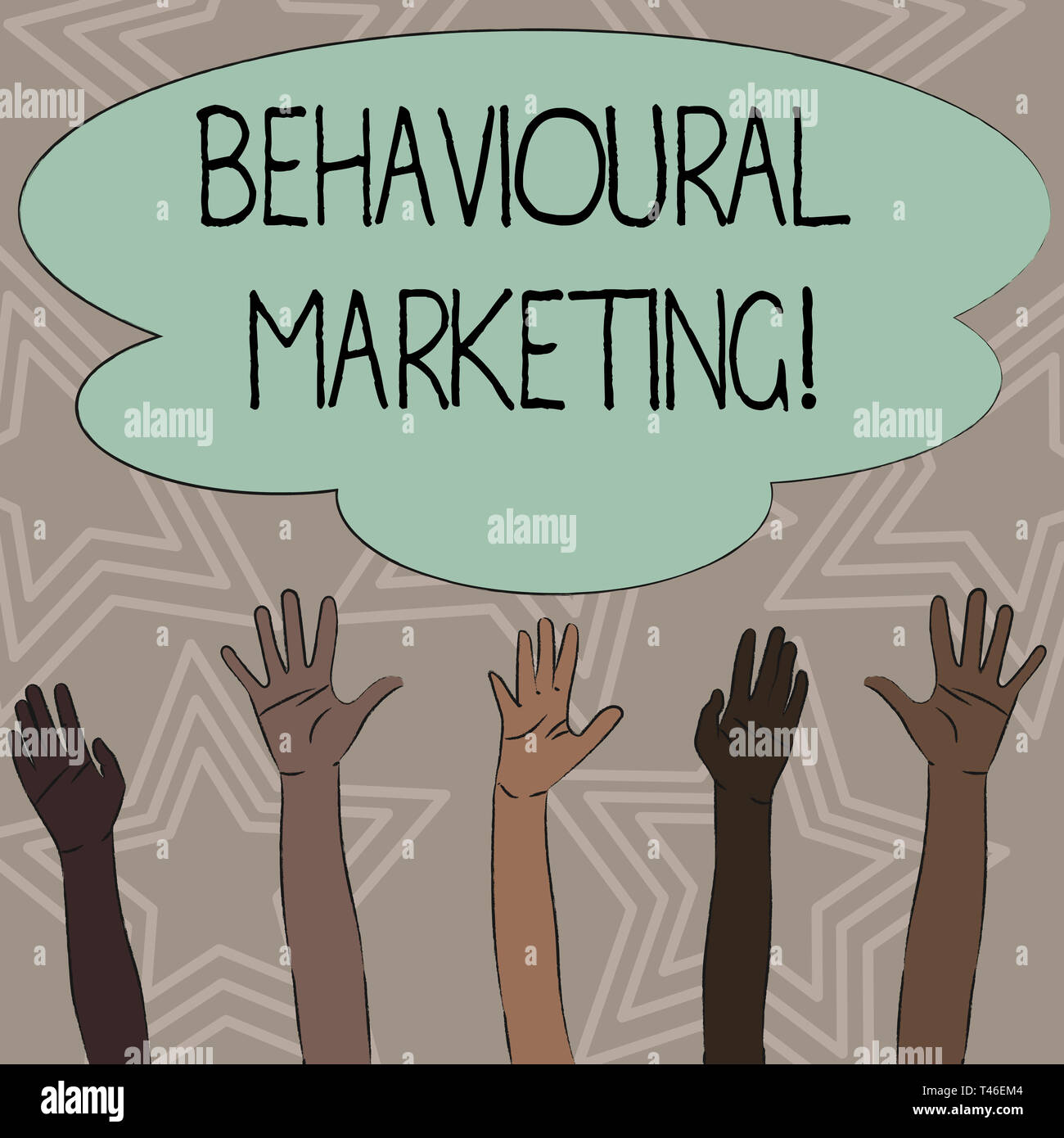 Writing note showing Behavioural Marketing. Business concept for ...