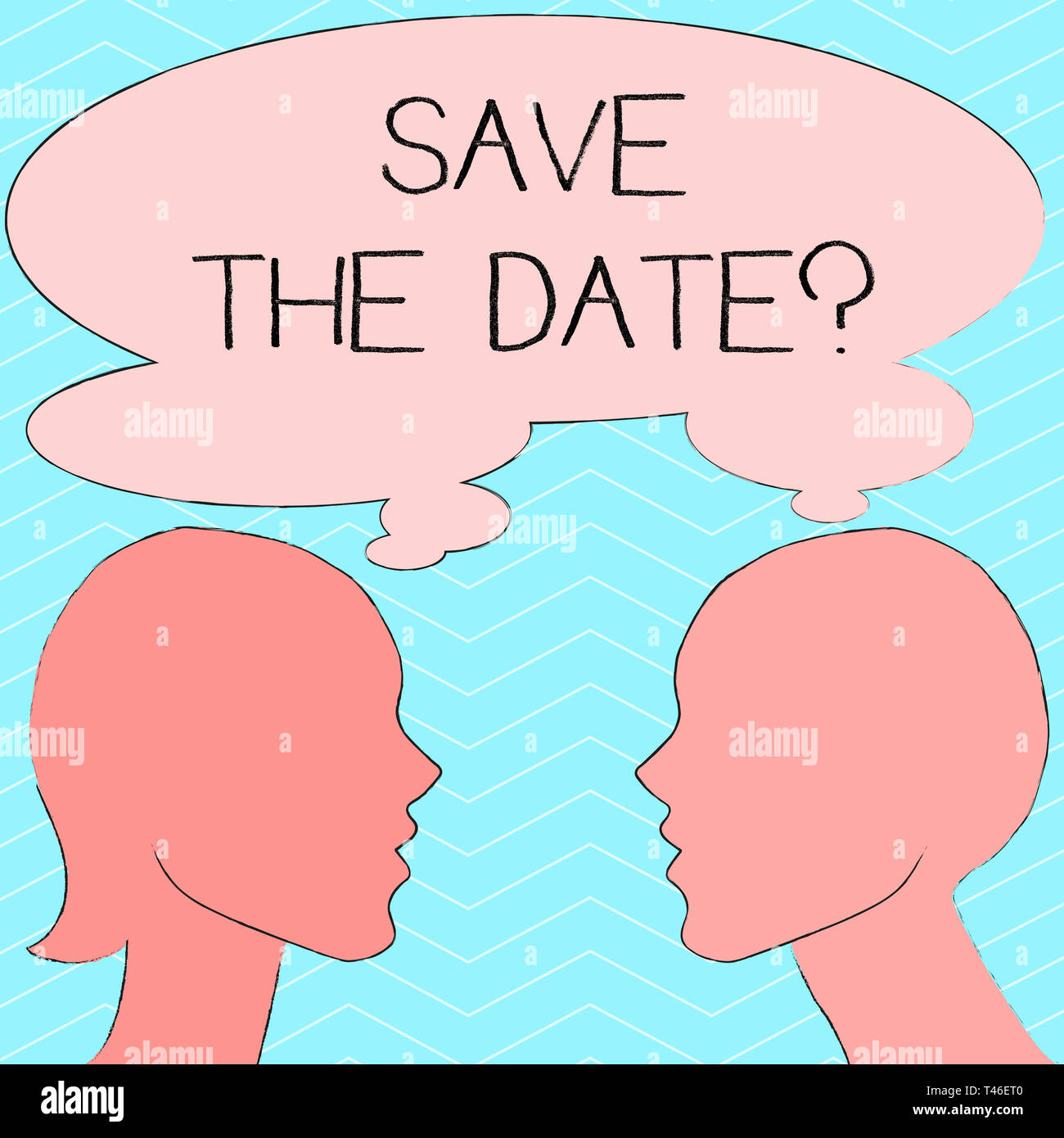Writing note showing Save The Date question. Business concept for ...
