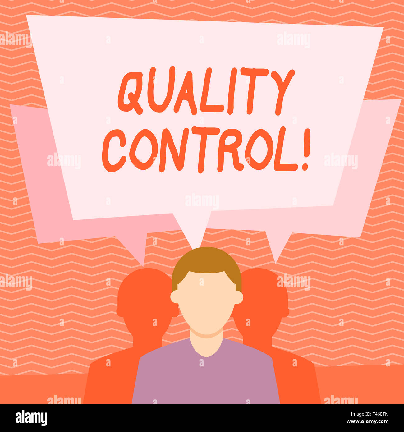 Text sign showing Quality Control. Business photo text system of ...