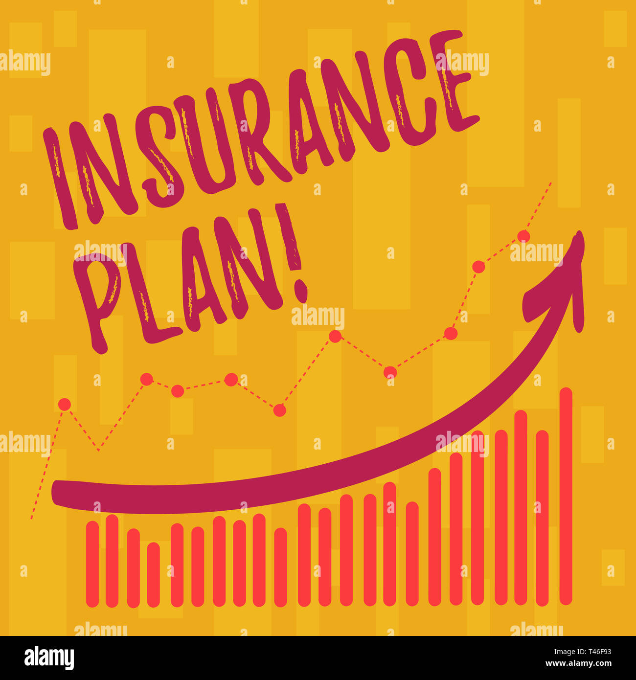 Text sign showing Insurance Plan. Business photo showcasing provide ...
