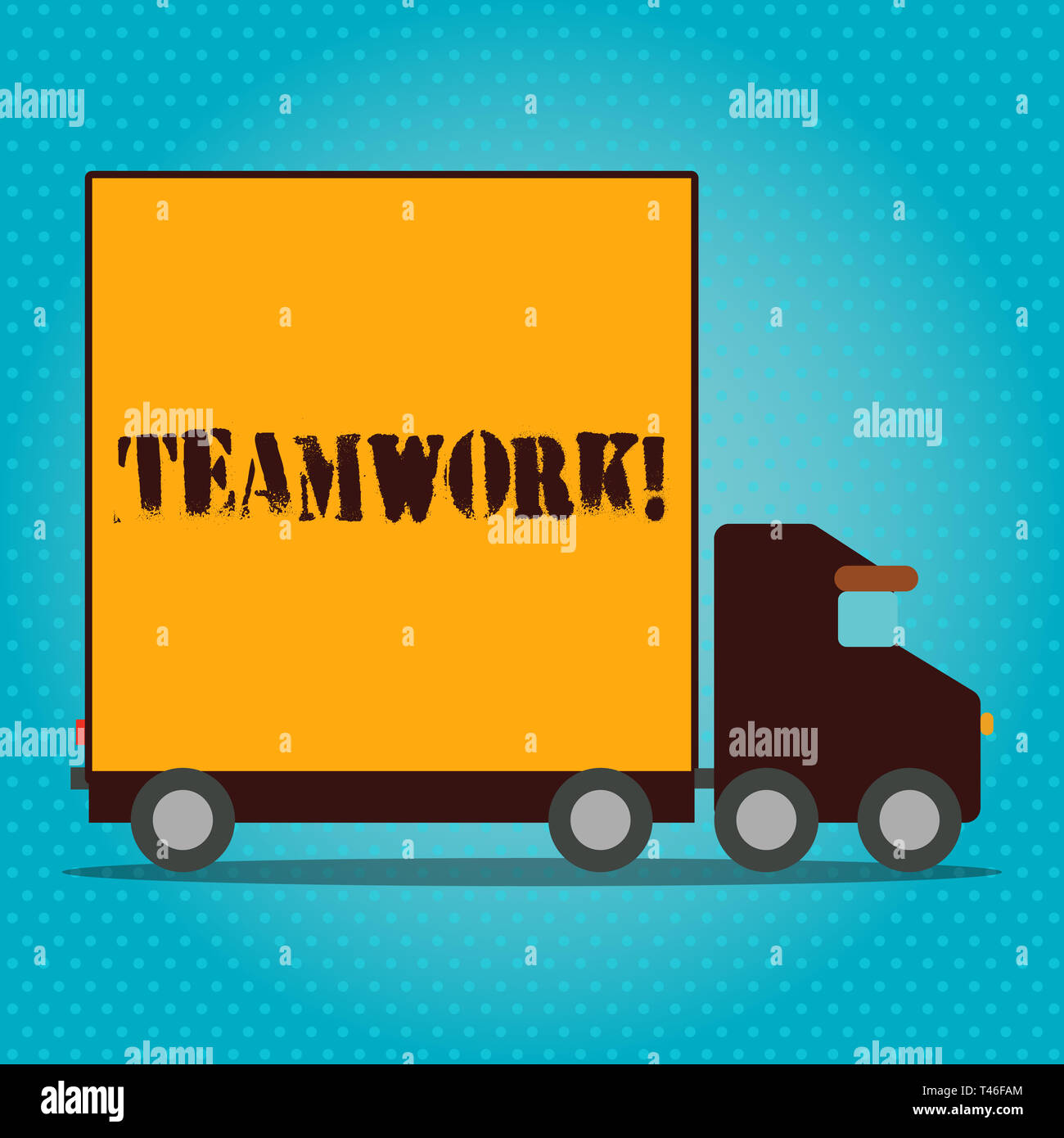 Writing note showing Teamwork. Business concept for combined action of ...