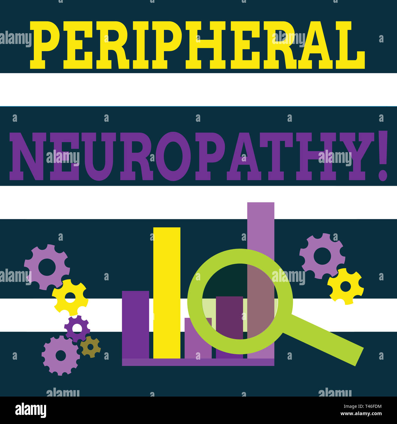 Writing note showing Peripheral Neuropathy. Business concept for ...