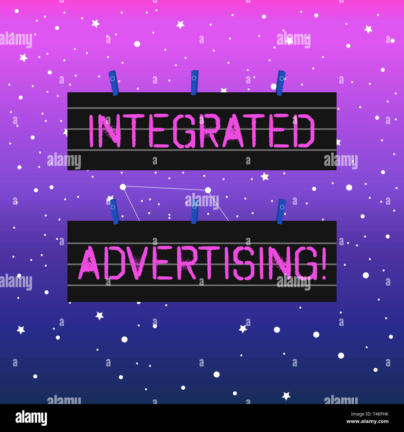 Handwriting text writing Integrated Advertising. Conceptual photo ...