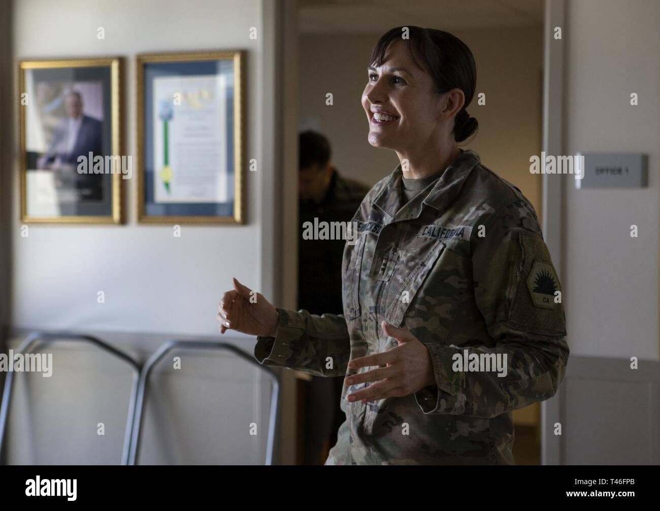 California State Military Reserve Chief Warrant Officer 2 Stacey ...