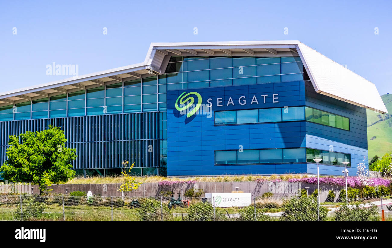 April 12, 2019 Fremont / CA / USA - Seagate Technology PLC, the Fremont ...