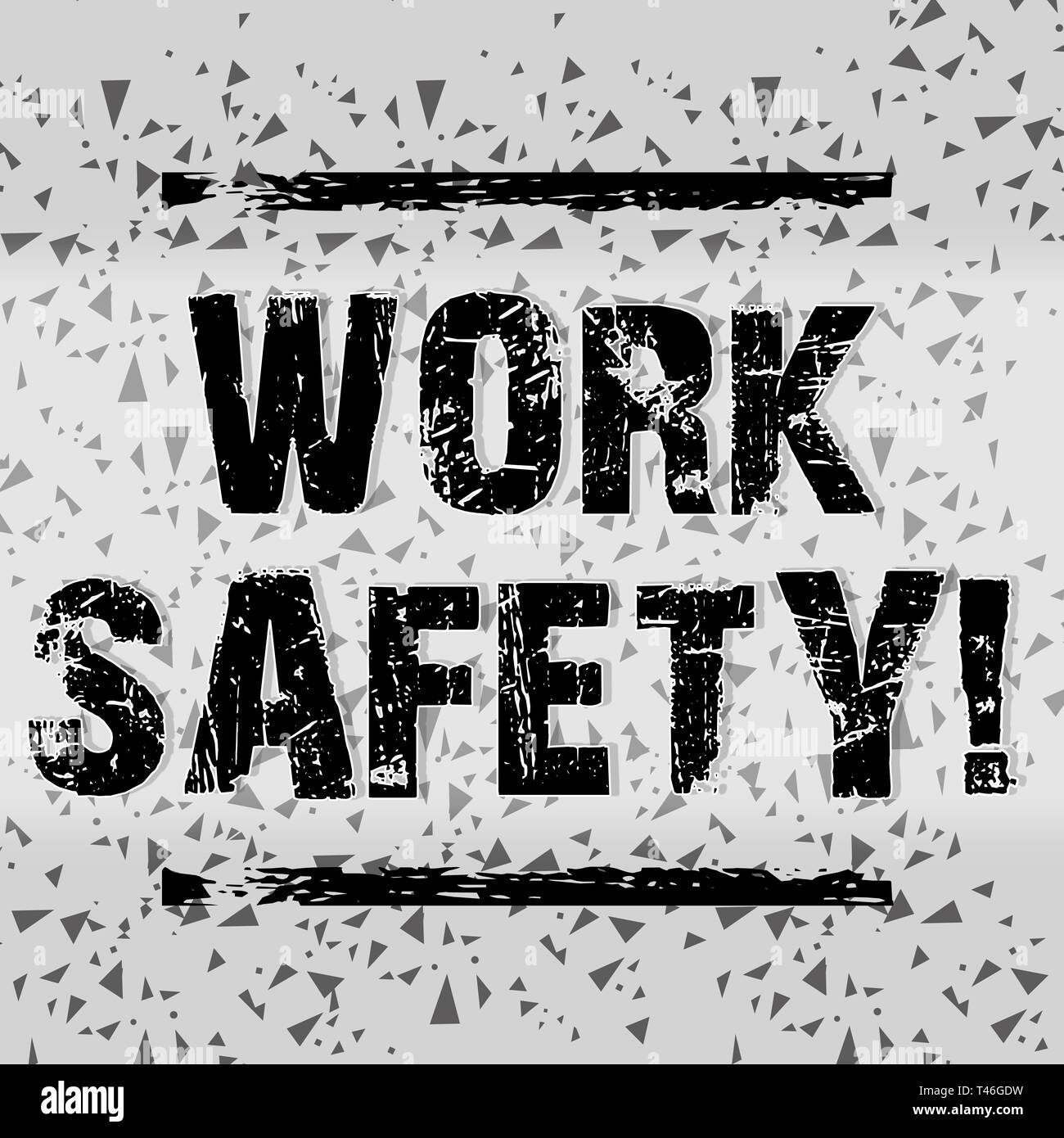 Handwriting text writing Work Safety. Conceptual photo policies and ...