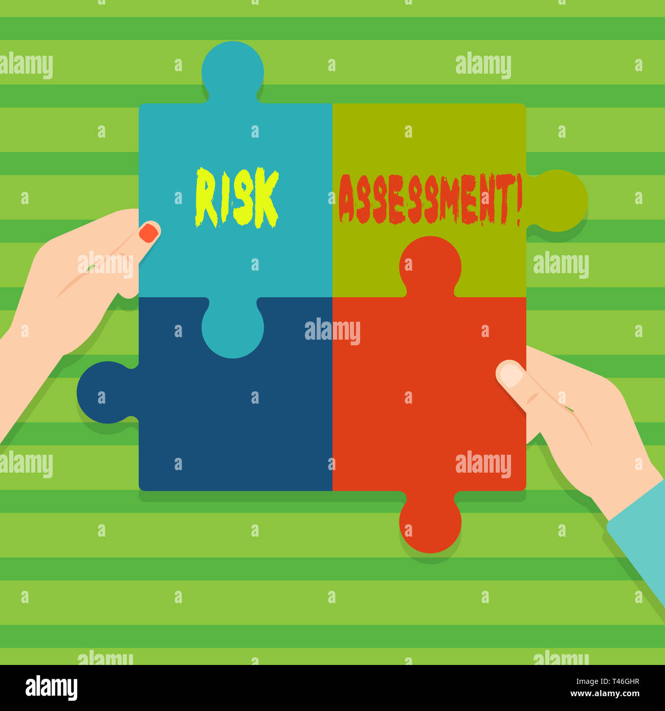 Conceptual hand writing showing Risk Assessment. Concept meaning ...