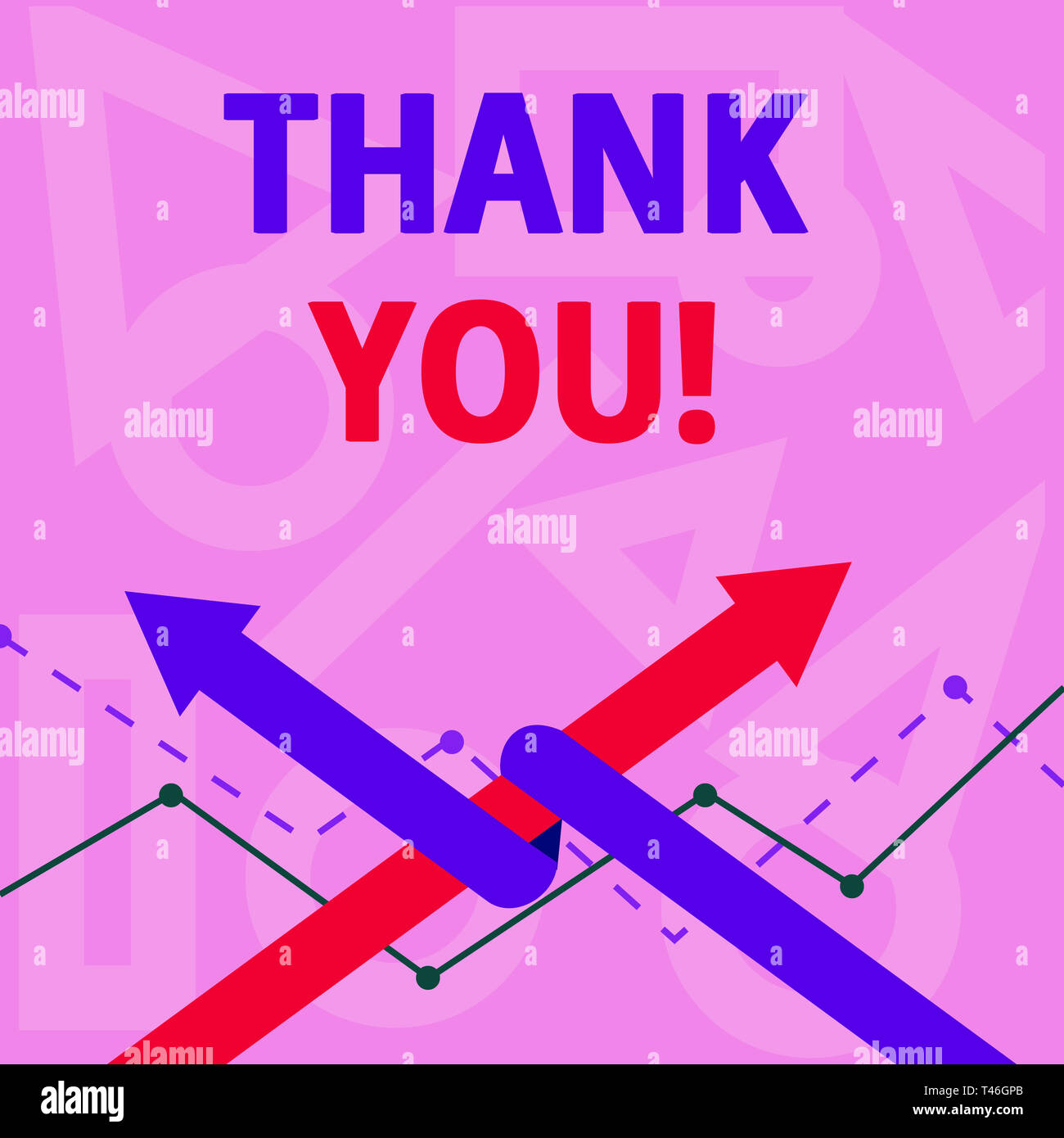 Handwriting text writing Thank You. Conceptual photo polite expression ...
