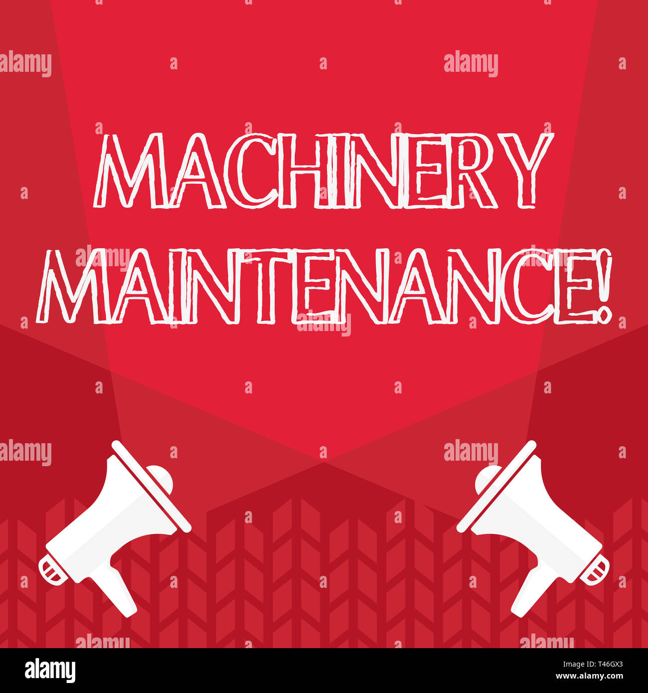 Word writing text Machinery Maintenance. Business photo showcasing ...