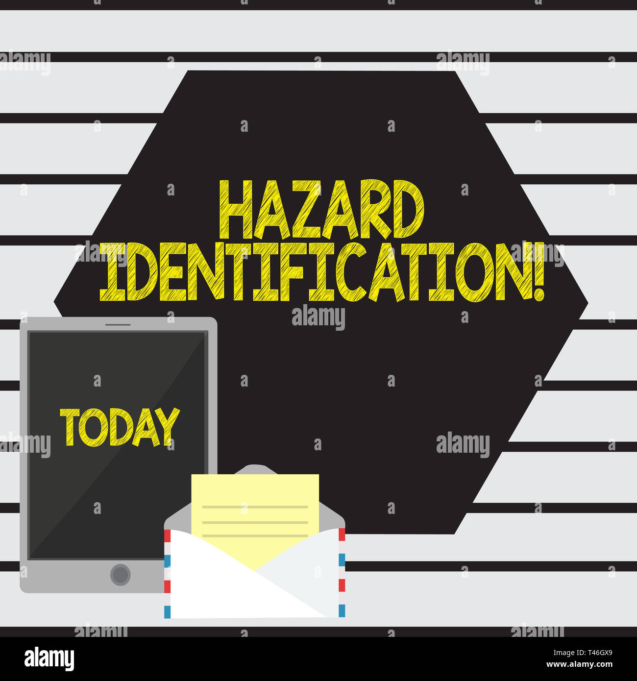 Word writing text Hazard Identification. Business photo showcasing ...