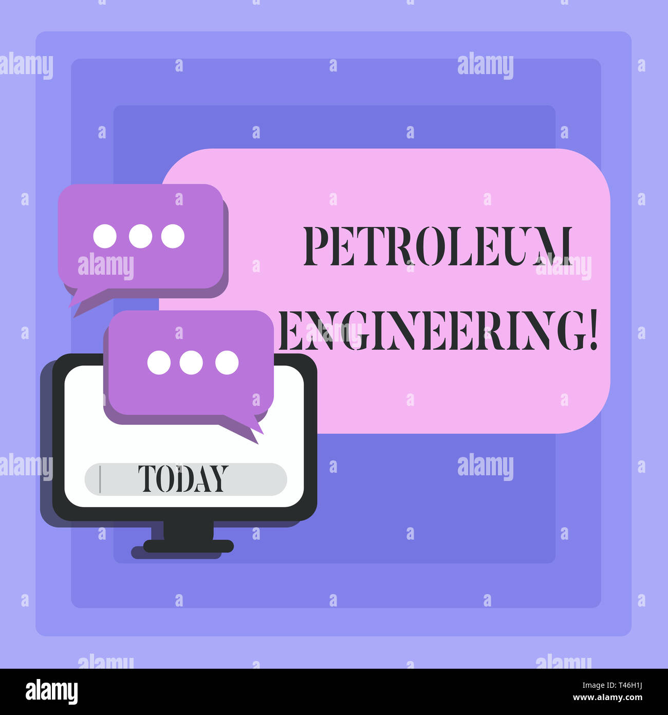 Handwriting text Petroleum Engineering. Conceptual photo Activities ...