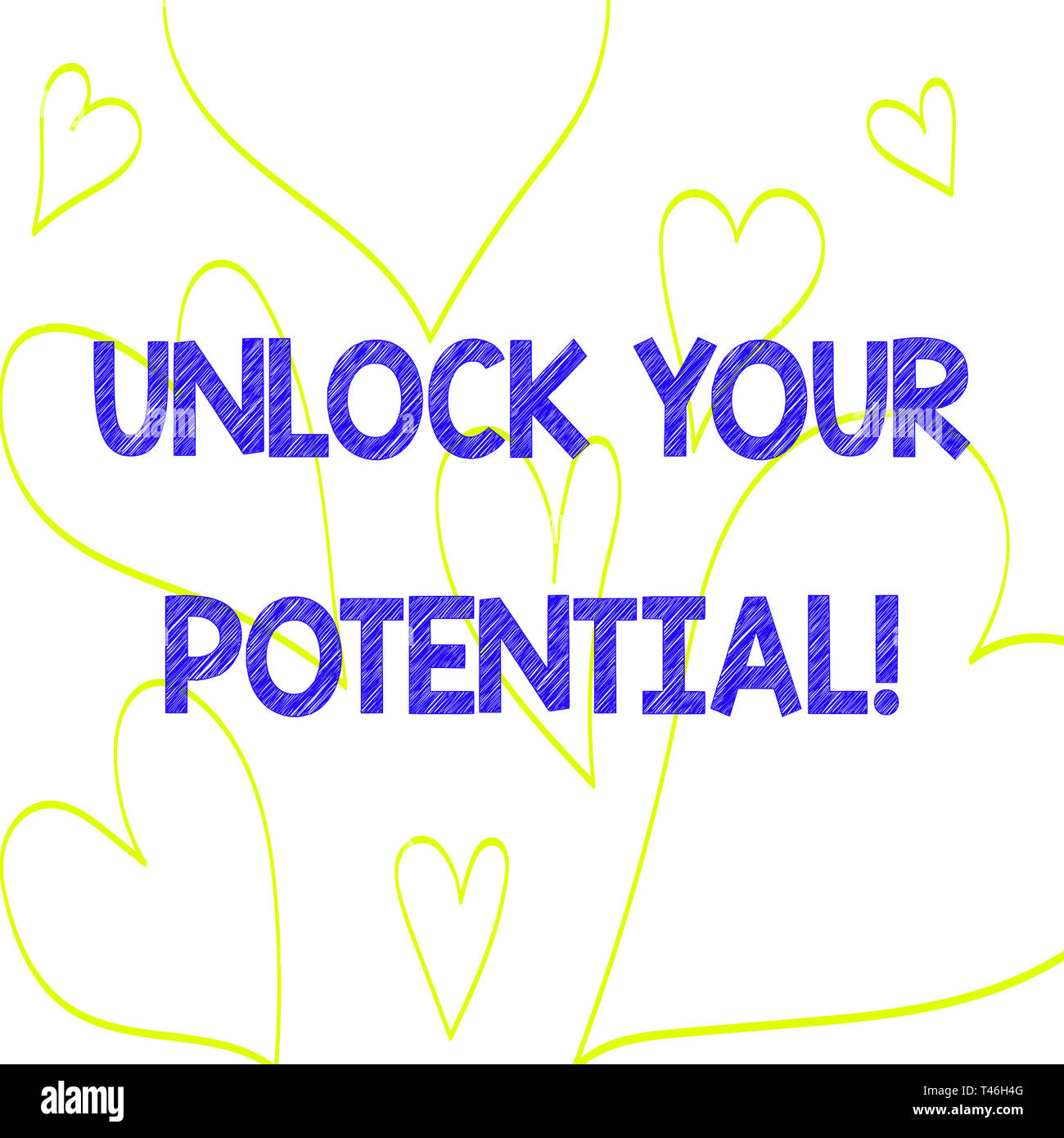 Text sign showing Unlock Your Potential. Business photo text release ...