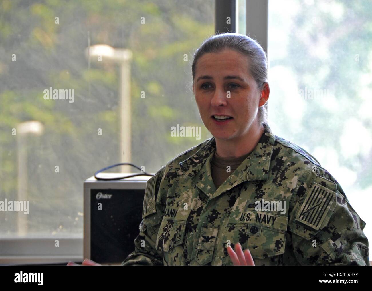 Japan (Mar. 12, 2019) — Capt. Ann McCann, Commander, Destroyer Squadron ...